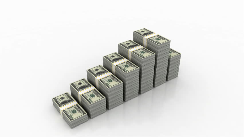 Increasing Money (loop Able) 3d Stock Footage Video (100% Royalty-free ...