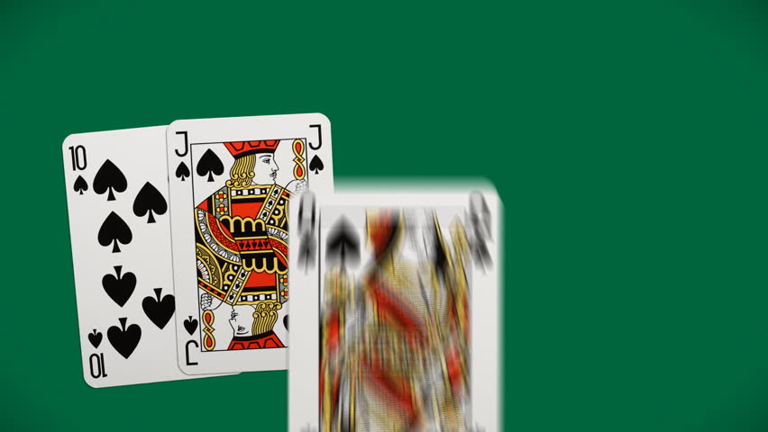 playing cards animation - dropping includes Stock Footage Video (100% ...