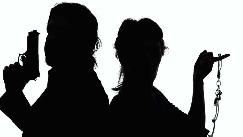 Two Detectives (a Man and Stock Footage Video (100% Royalty-free ...