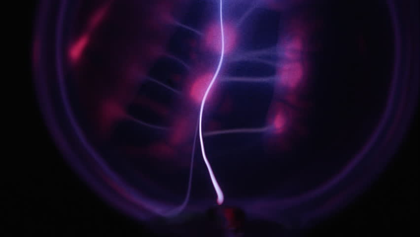lasers plasma ball moving slow motion Stock Footage Video (100% Royalty ...