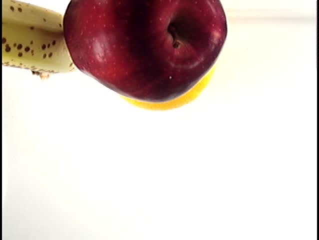 Fruits and Vegetables Dropping, Bouncing Stock Footage Video (100% ...