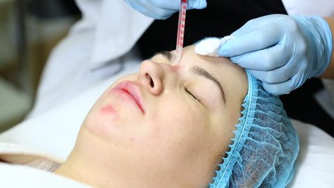Woman Process Cellulite Mesotherapy Clinic Stock Footage Video (100% ...