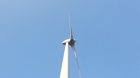 Single Blade Wind Turbine Function Plants Stock Footage Video (100% ...