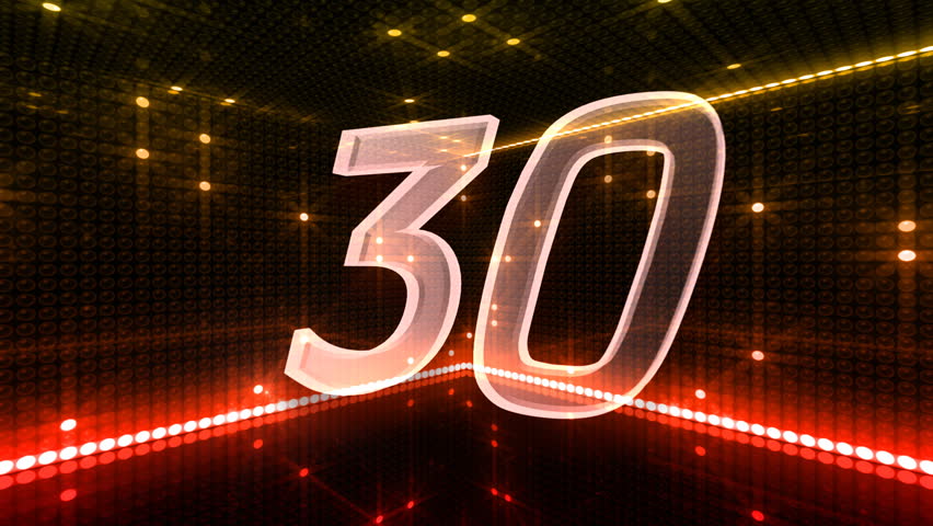 60 seconds countdown: video de stock (totalmente libre de regalías ...