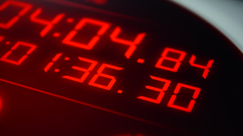 red digital background timer numbers Stock Footage Video (100% Royalty ...