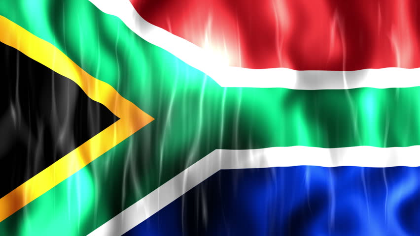 South Africa Flag Ultra Hd 3840x2160 Stock Footage Video (100% Royalty ...
