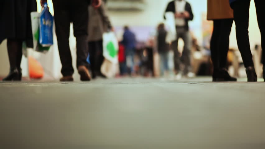 People Walk Around the Store Stock Footage Video (100% Royalty-free ...