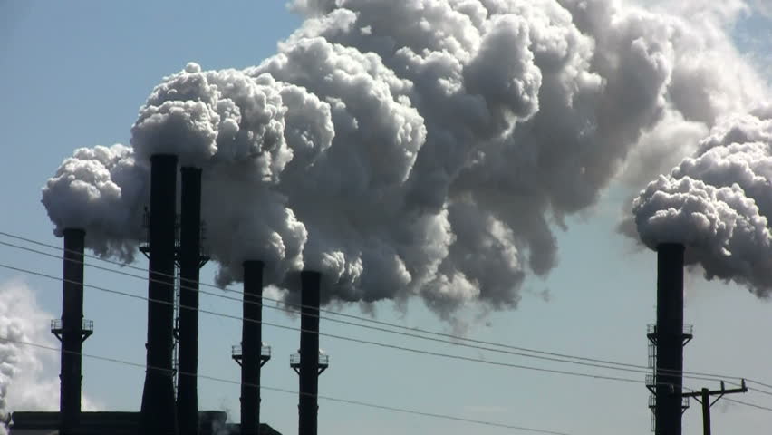 Industrial Smoke Stacks Stock Footage Video (100% Royalty-free) 1656841 ...