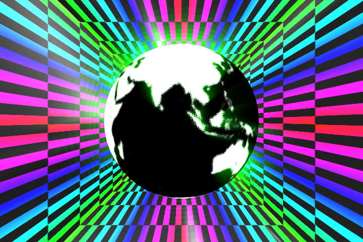 highly colorful earth animation Stock Footage Video (100% Royalty-free ...