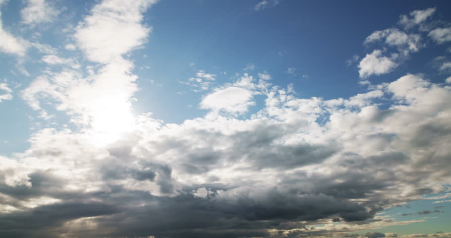 Massive Cluds Fast Move Through Stock Footage Video (100% Royalty-free ...