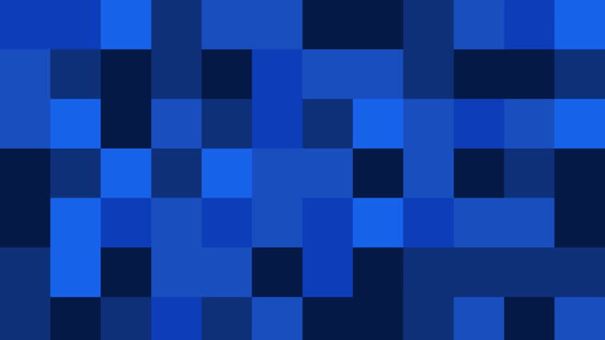 Blue Color Palette Squares Filling Stock Footage Video (100% Royalty ...