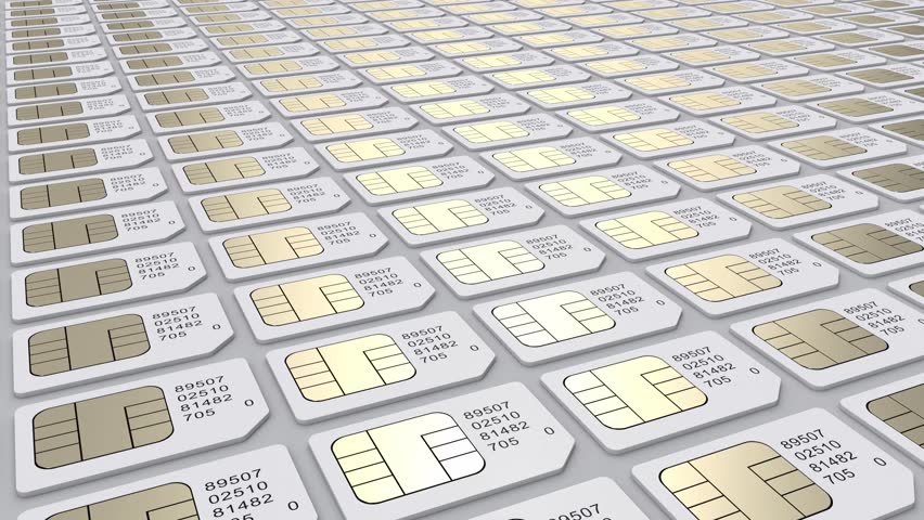 Sim Card. Loop Video Stock Footage Video (100% Royalty-free) 16630897 ...