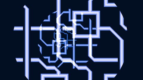 Moving Designs Geometrical Designs Structures Slowly Stock Footage ...