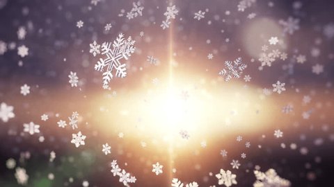 Falling Snowflakes Loop Stock Footage Video (100% Royalty-free) 1669930 ...