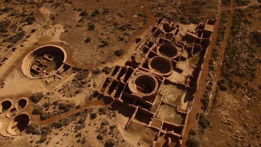 Chaco Canyon ancient ruins in New Mexico image - Free stock photo ...
