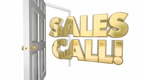 Sales Call Visit Presentation Open Door Stock Footage Video (100% ...