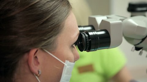 Bright Medical Science Laboratory Beautiful Microbiologist Stock ...