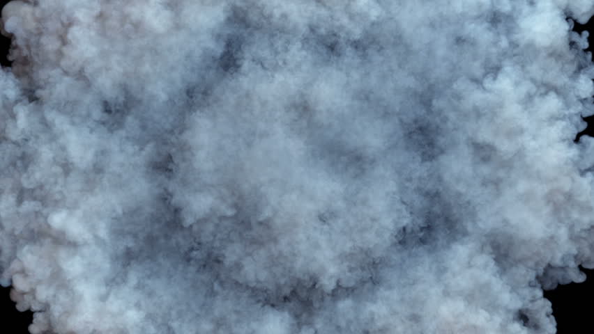 Light Gray Smoke Radial Explosion Stock Footage Video (100% Royalty ...