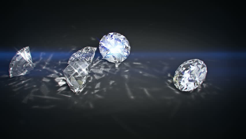 Falling Diamonds Animation Stock Footage Video (100% Royalty-free ...