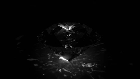 Spinning Shining Diamond Looped Alpha Masked Stock Footage Video (100% ...