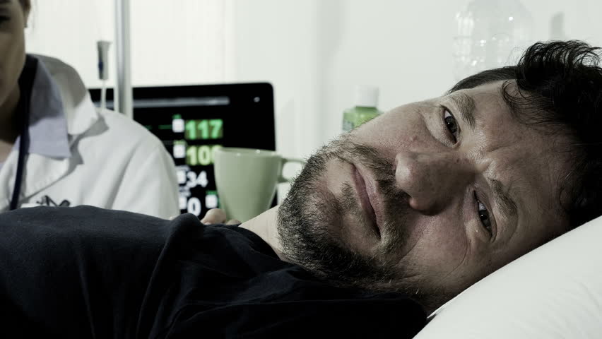 Sick Man in Bed in Stock Footage Video (100% Royalty-free) 16856020 ...