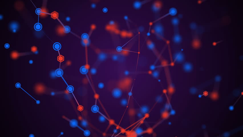 animation molecular structure communication concept on Stock Footage ...