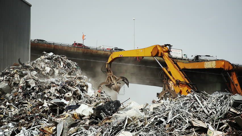 Junkyard Claw Stock Footage Video (100% Royalty-free) 1692070 ...