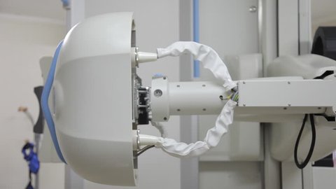 Xray Installationxray Apparatus Xray Study Medicine Stock Footage Video ...