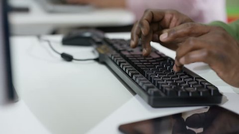 4k Teacher Showing Student How Use Stock Footage Video (100% Royalty ...