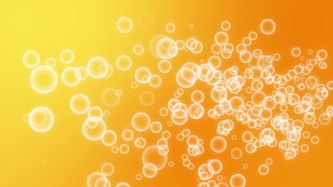 Flickering Bubbles Sparkling Look Like Orange Stock Footage Video (100% ...