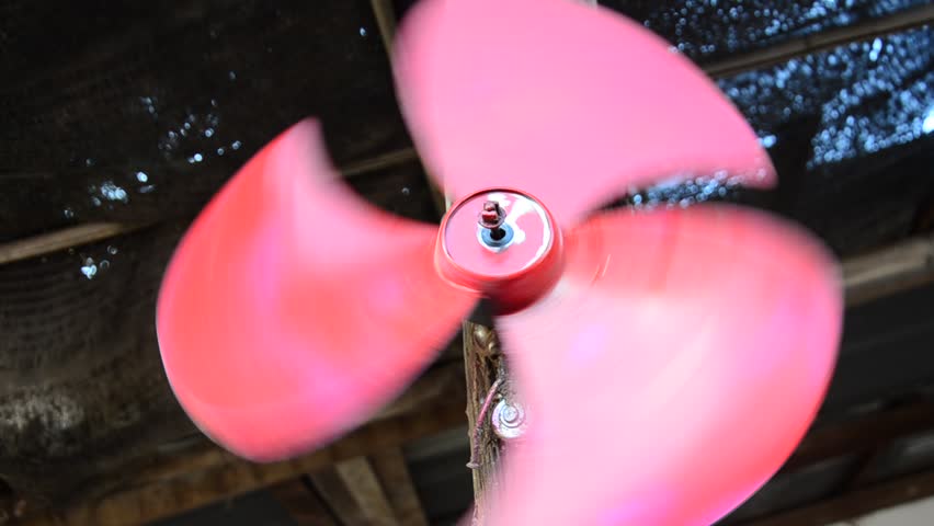 Use Old Plastic Red Fan Blades Stock Footage Video (100% Royalty-free ...