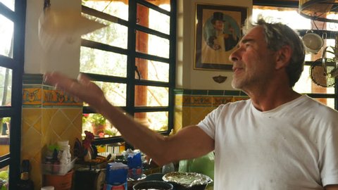 Attractive Baby Boomer Man Having Fun Stock Footage Video (100% Royalty ...