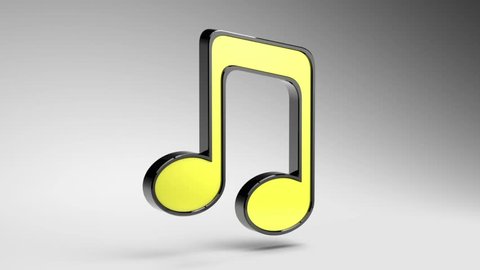 Musical Notes Symbols Golden Color Set Stock Vector (Royalty Free ...