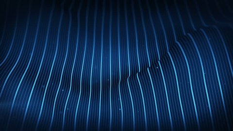 Blue Line Moving Fast Over Dark Stock Footage Video (100% Royalty-free ...