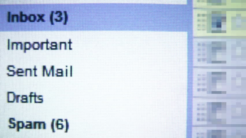 Inbox Mail, Reading Emails Stock Footage Video (100% Royalty-free ...