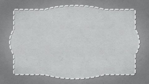 Frame Dashes Border Paper Texture Animated Stock Footage Video (100% ...