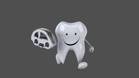 Cartoon Character Teeth Football Stock Illustration 206421754 ...