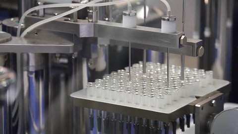 pharmaceutical manufacturing line automatic machine factory Stock ...