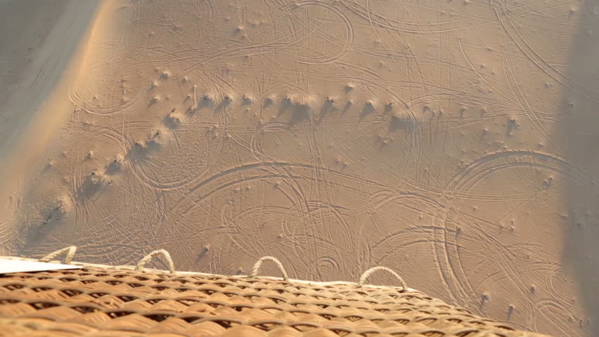 early morning view over desert inside Stock Footage Video (100% Royalty ...