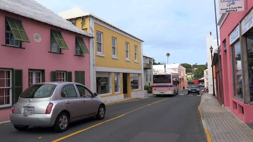 bermuda - april 28 road traffic Stock Footage Video (100% Royalty-free ...