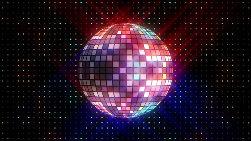 Neon Disco Ball Seamless Vj Loop Stock Footage Video (100% Royalty-free ...