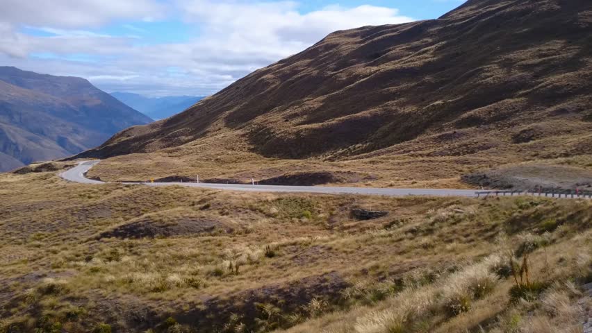 Crown Range Road Scenic Lookout in New Zealand image - Free stock photo ...