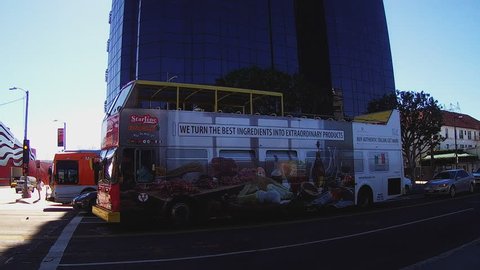 Two story bus Stock Video Footage - 4K and HD Video Clips | Shutterstock