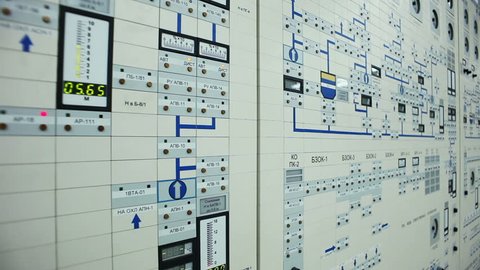 Nuclear Power Station Plant Control Room Stock Footage Video (100% ...