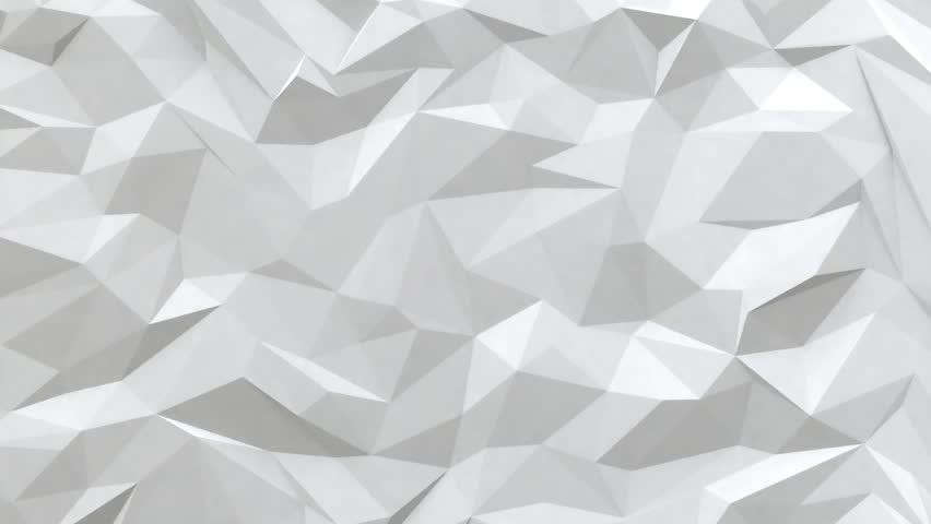 white polygonal geometric surface computer generated Stock Footage Video (100% Royalty-free ...