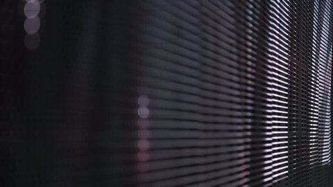 Redorange Overflow Light On Led Screen Arkivvideomateriale (100 % ...