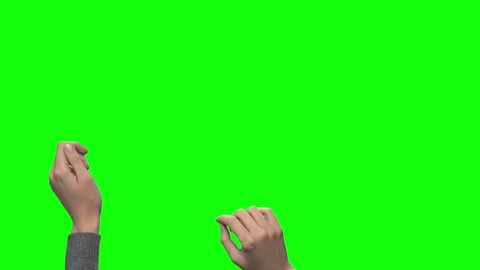hand slapping screen on green chroma Stock Footage Video (100% Royalty ...