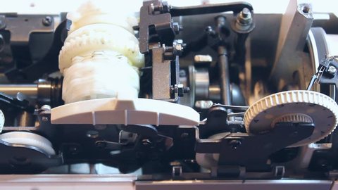 Inside Sewing Machine Stock Footage Video (100% Royalty-free) 17545945 ...