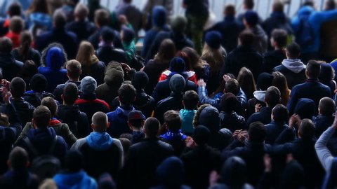 happy football soccer fans hugging dancing Stock Footage Video (100% ...