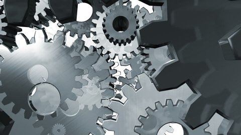 Animated Gears Cogs Moving Stock Footage Video (100% Royalty-free ...